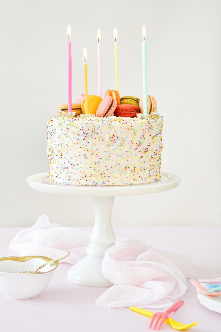 High Altitude Vanilla Bean French Macarons - Curly Girl Kitchen