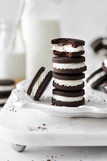 High Altitude Soft Homemade Oreos - Curly Girl Kitchen