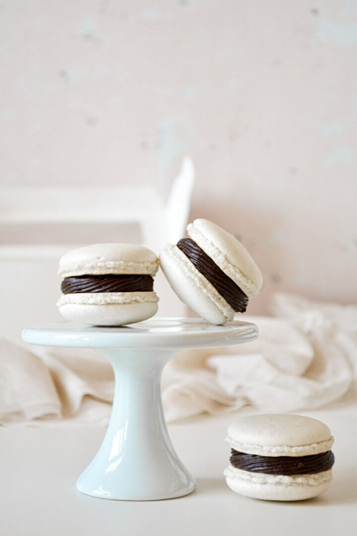 High Altitude Vanilla Bean French Macarons - Curly Girl Kitchen