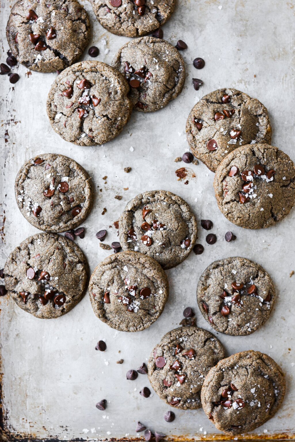 High Altitude Buckwheat Chocolate Chip Cookies (GF) - Curly Girl Kitchen