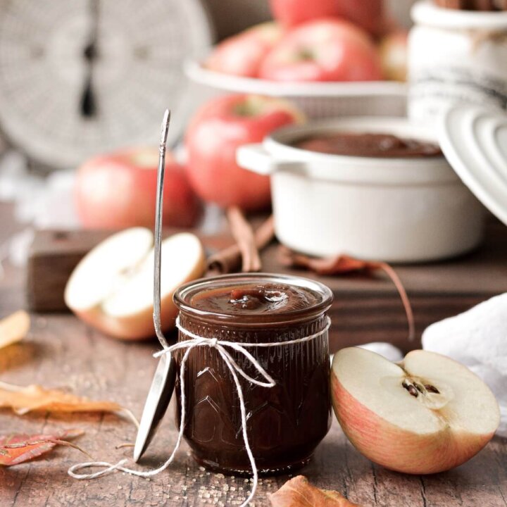 Easy Crock Pot Apple Butter - Curly Girl Kitchen