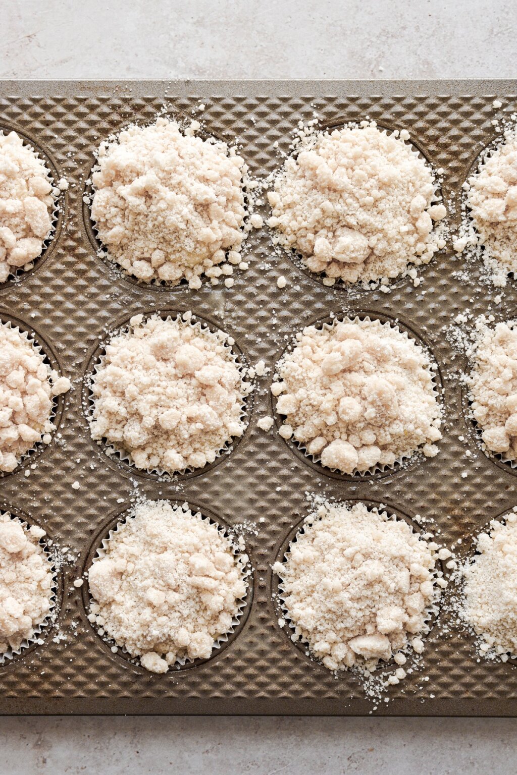 High Altitude Lemon Poppy Seed Crumb Muffins - Curly Girl Kitchen