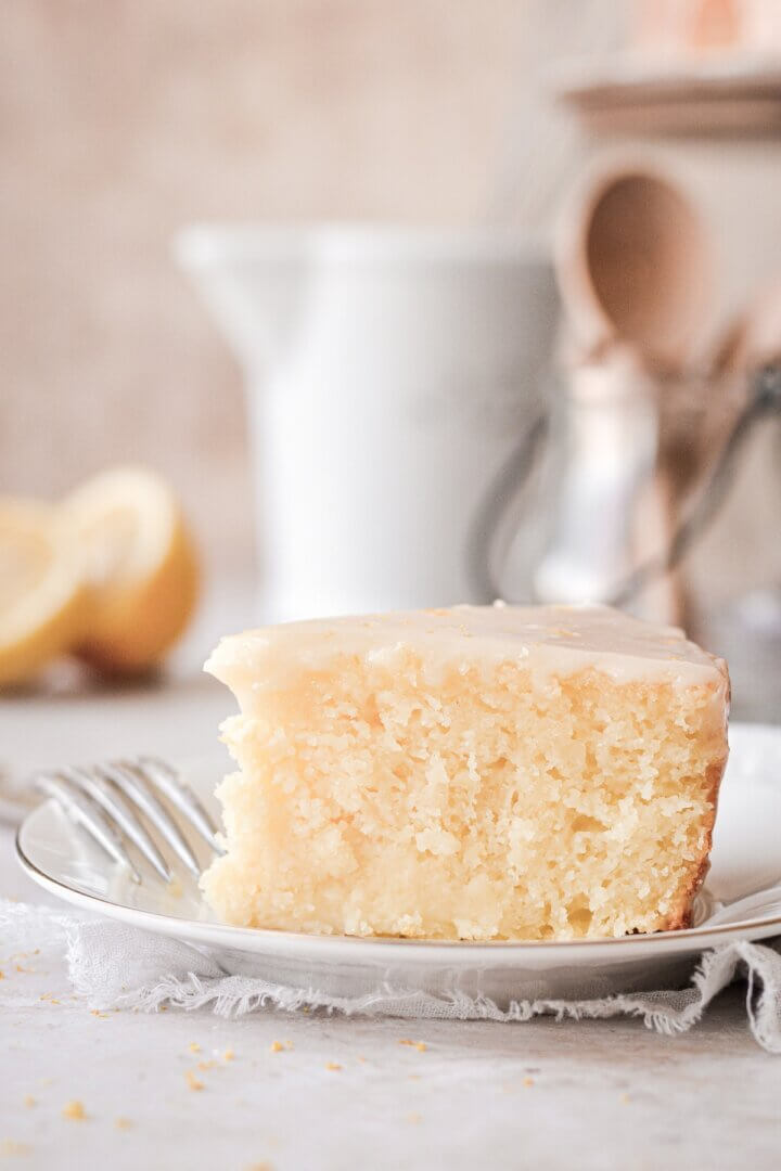High Altitude Italian Lemon Ricotta Cake - Curly Girl Kitchen