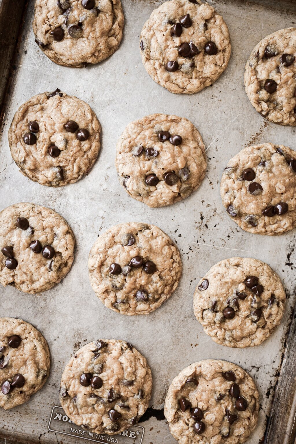 Soft and Chewy High Altitude Oatmeal Chocolate Chip Cookies - Curly ...