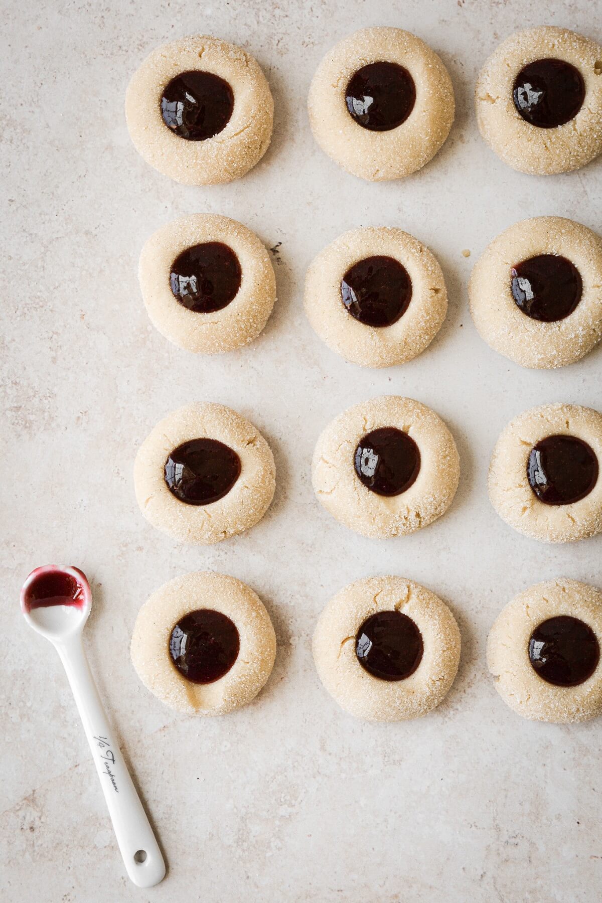 High Altitude Raspberry Thumbprint Sugar Cookies - Curly Girl Kitchen