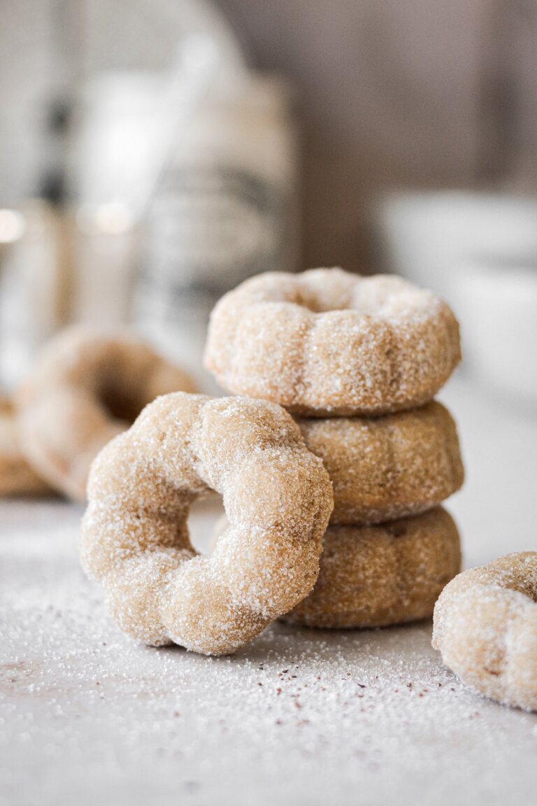 High Altitude Baked Maple Glazed Donuts - Curly Girl Kitchen
