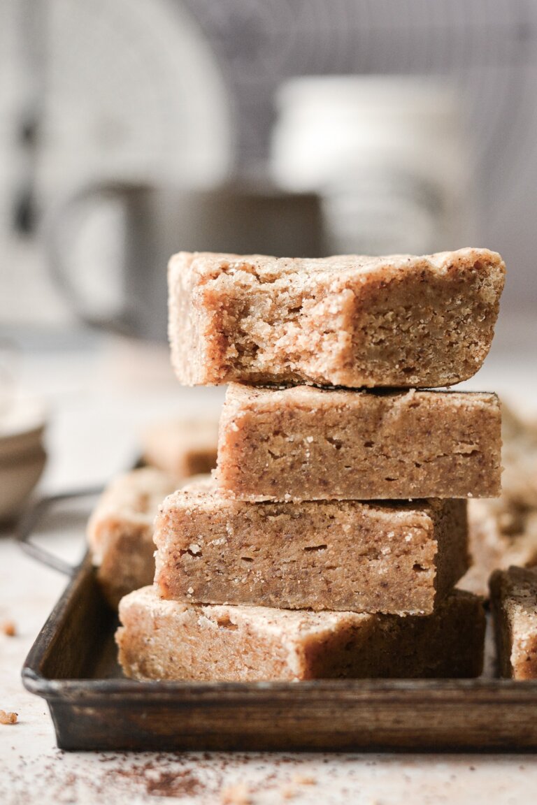 High Altitude Coffee Blondies - Curly Girl Kitchen