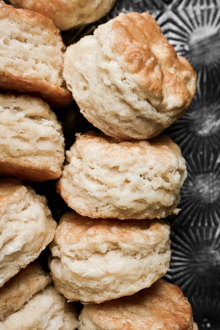 The Best Fluffy Baking Powder Biscuits - Curly Girl Kitchen