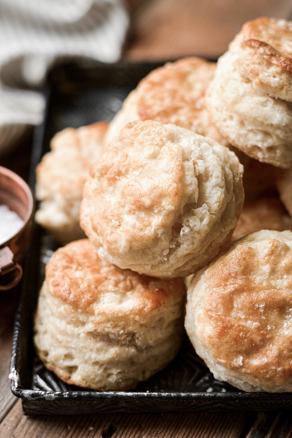 The Best Fluffy Baking Powder Biscuits - Curly Girl Kitchen