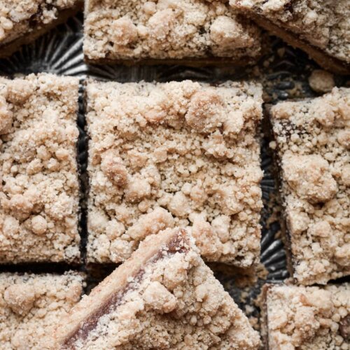 Brown Butter Chestnut Crumb Bars - Curly Girl Kitchen