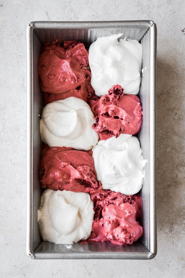 Red Velvet Cake Ice Cream (No Churn) - Curly Girl Kitchen