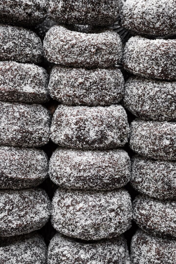 High Altitude Baked Chocolate Espresso Donuts - Curly Girl Kitchen