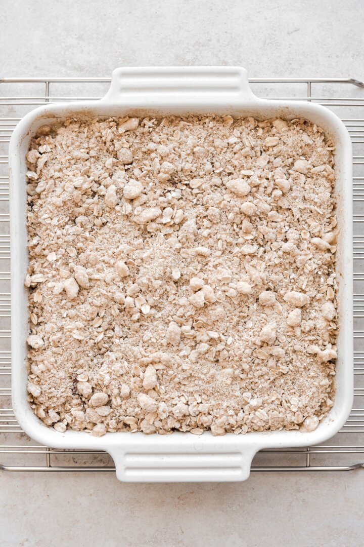 Raspberry Oatmeal Crumble Bars - Curly Girl Kitchen