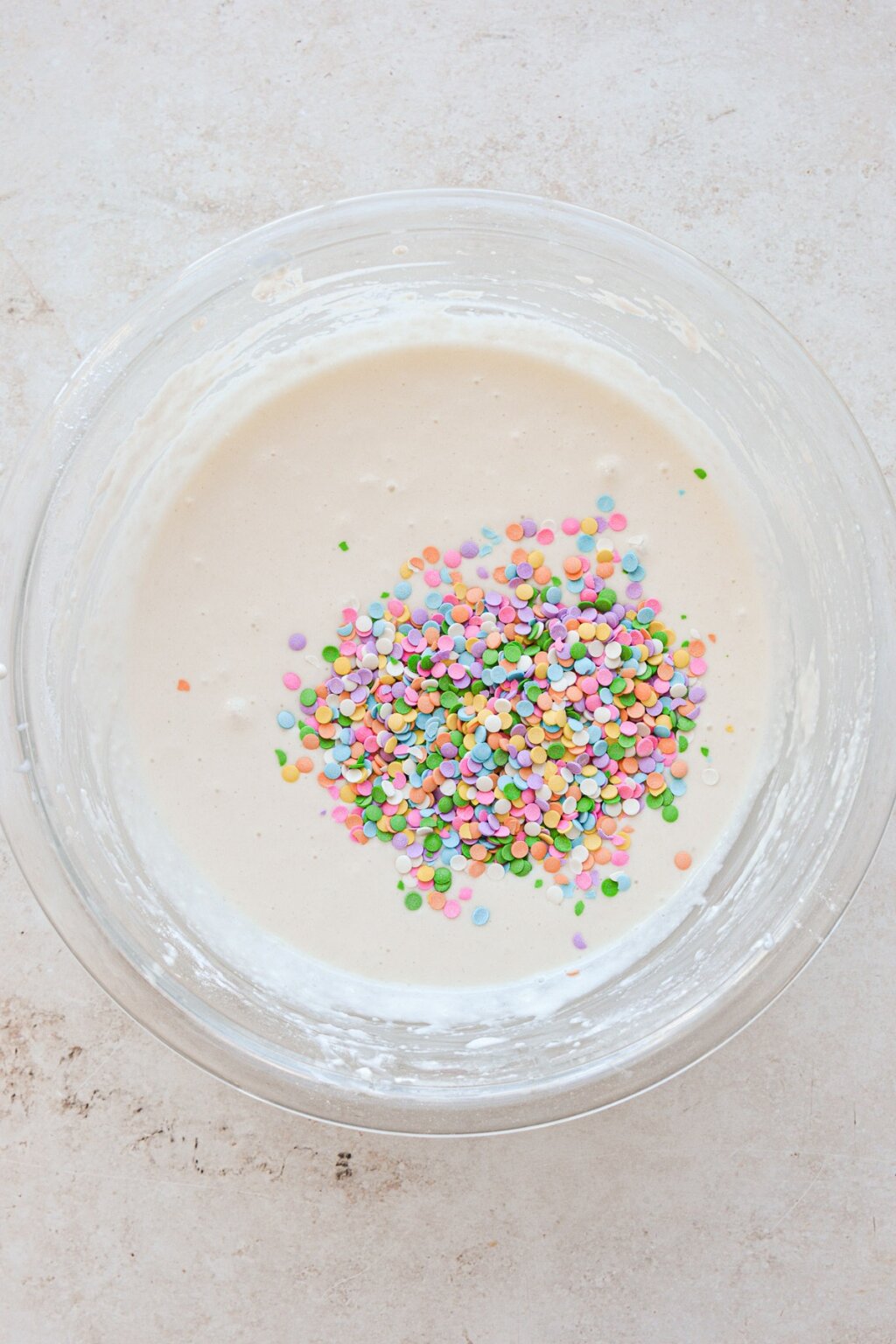 High Altitude Mini Eggless Funfetti Cake for Two - Curly Girl Kitchen
