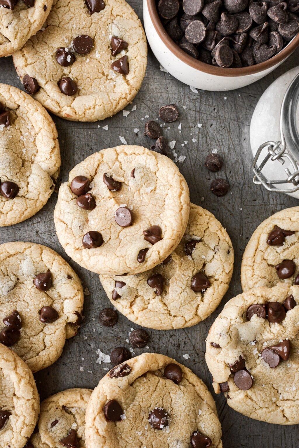 High Altitude Olive Oil Chocolate Chip Cookies (Dairy Free) - Curly ...