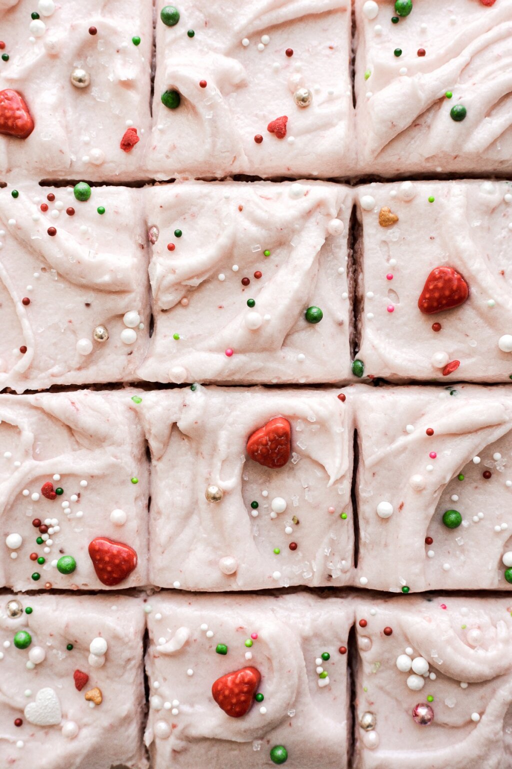 High Altitude Strawberry Sheet Cake - Curly Girl Kitchen