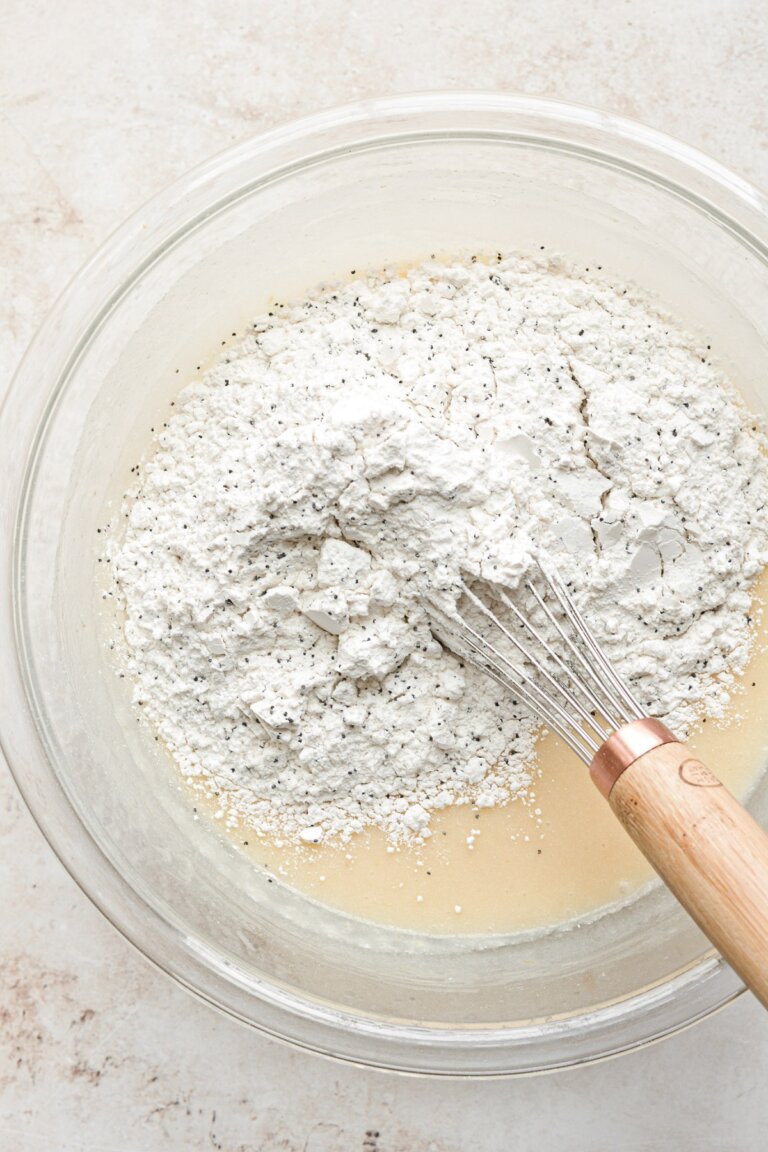 High Altitude Lemon Poppy Seed Crumb Cake - Curly Girl Kitchen
