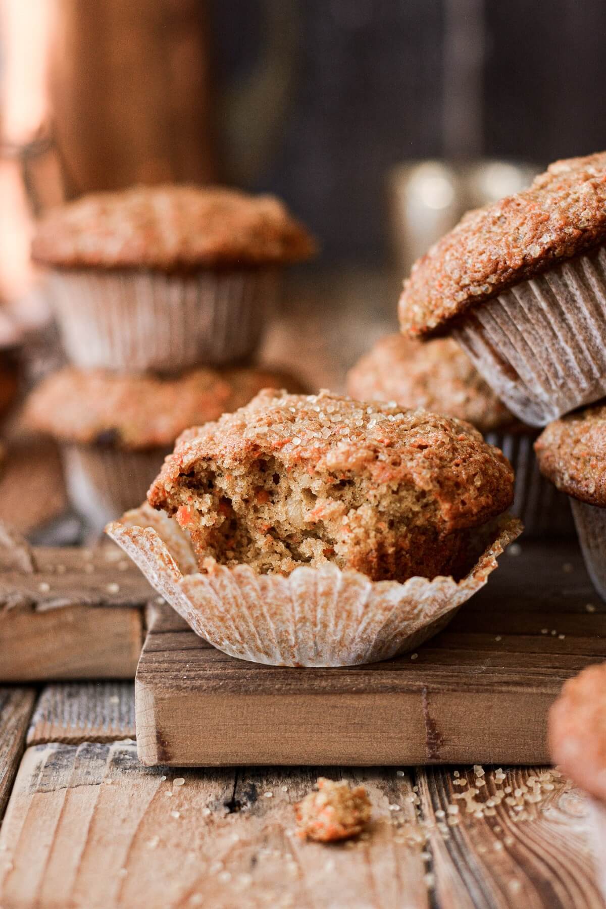 High Altitude Whole Wheat Almond Muffins - Curly Girl Kitchen