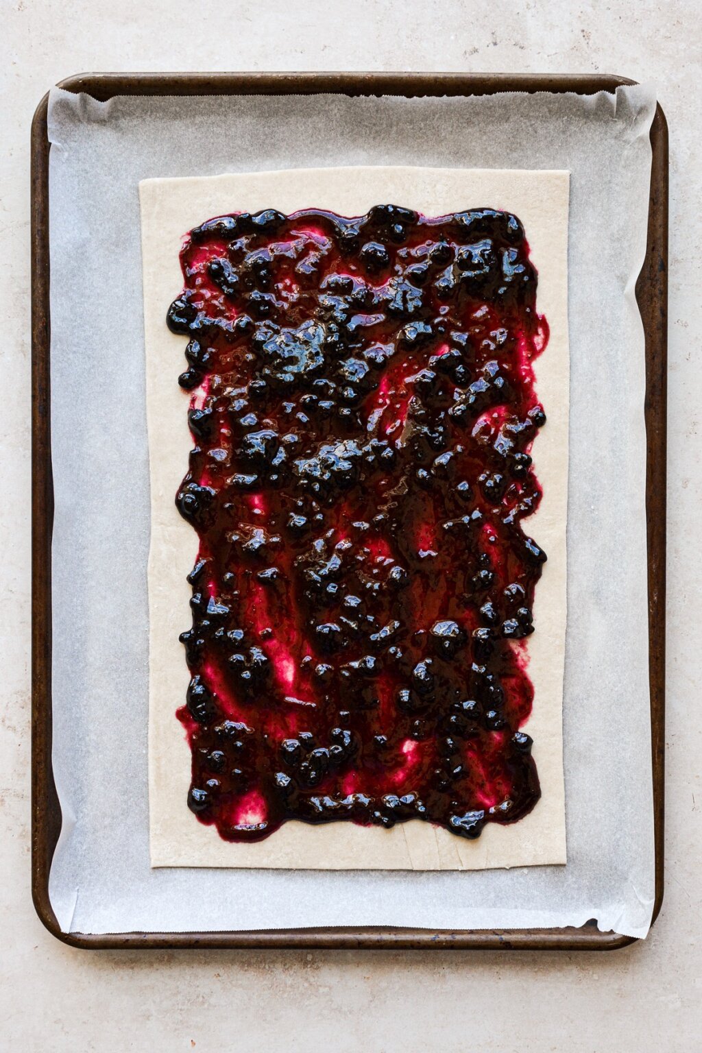 Giant Frosted Funfetti Pop Tart - Curly Girl Kitchen