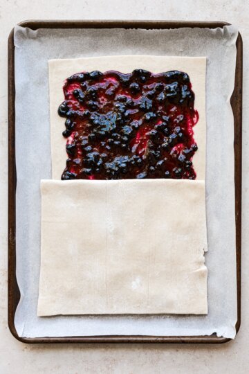 Giant Frosted Funfetti Pop Tart - Curly Girl Kitchen