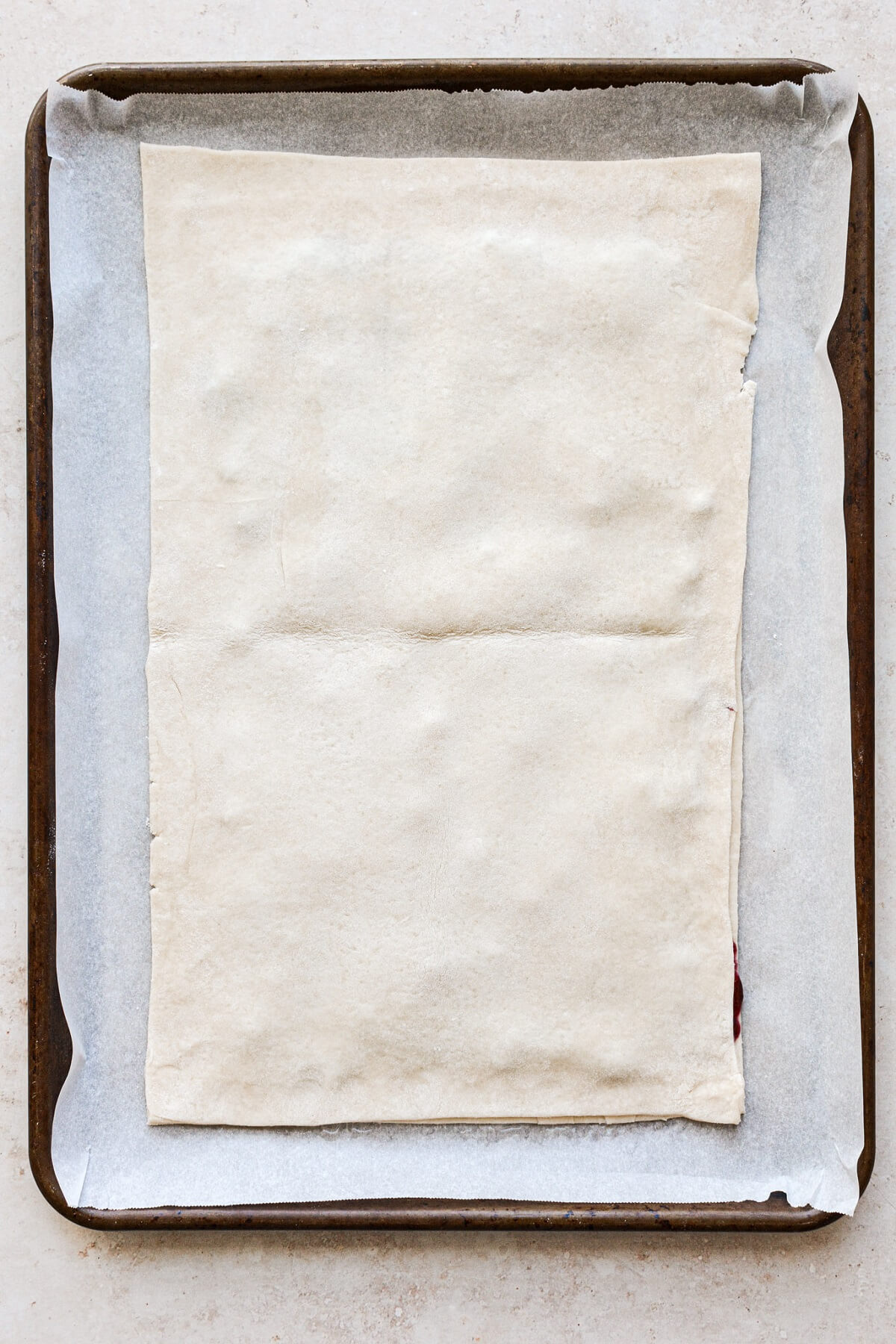 Giant Frosted Funfetti Pop Tart - Curly Girl Kitchen