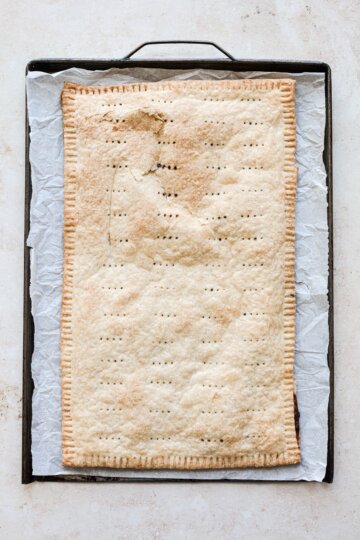 Giant Frosted Funfetti Pop Tart - Curly Girl Kitchen