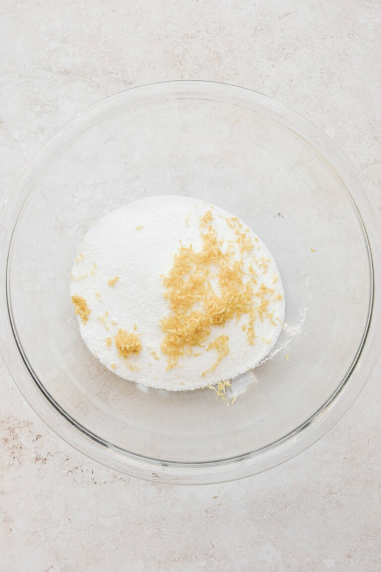 High Altitude Lemon Blueberry Sheet Cake - Curly Girl Kitchen
