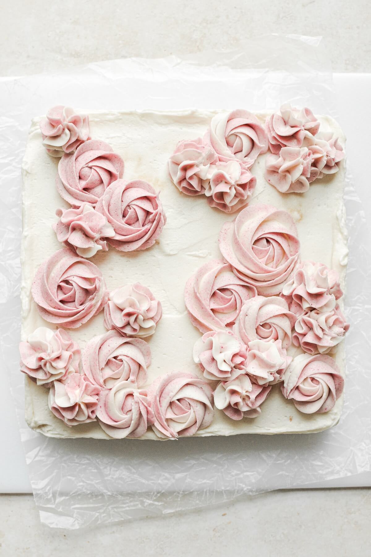 High Altitude Lemon Blueberry Sheet Cake - Curly Girl Kitchen