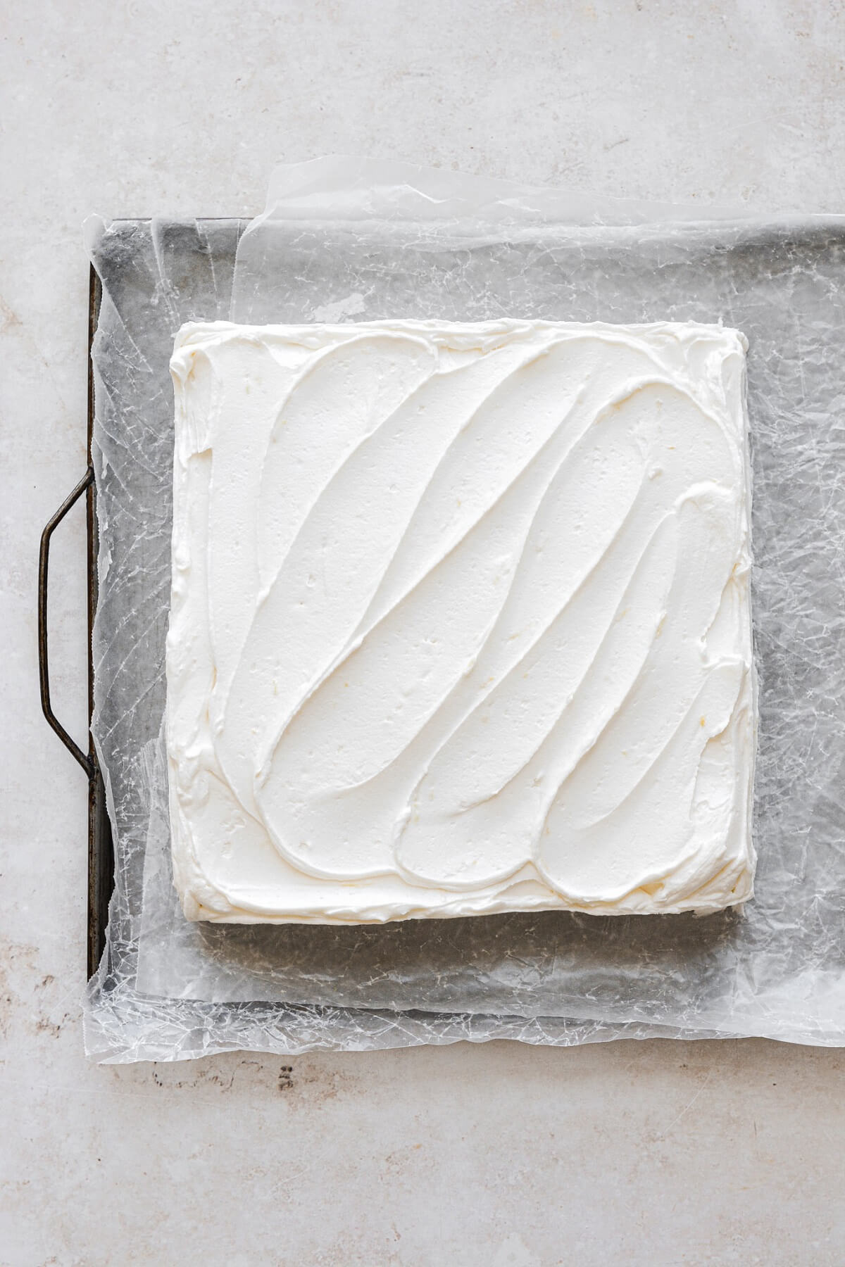 High Altitude Lemon Sheet Cake - Curly Girl Kitchen