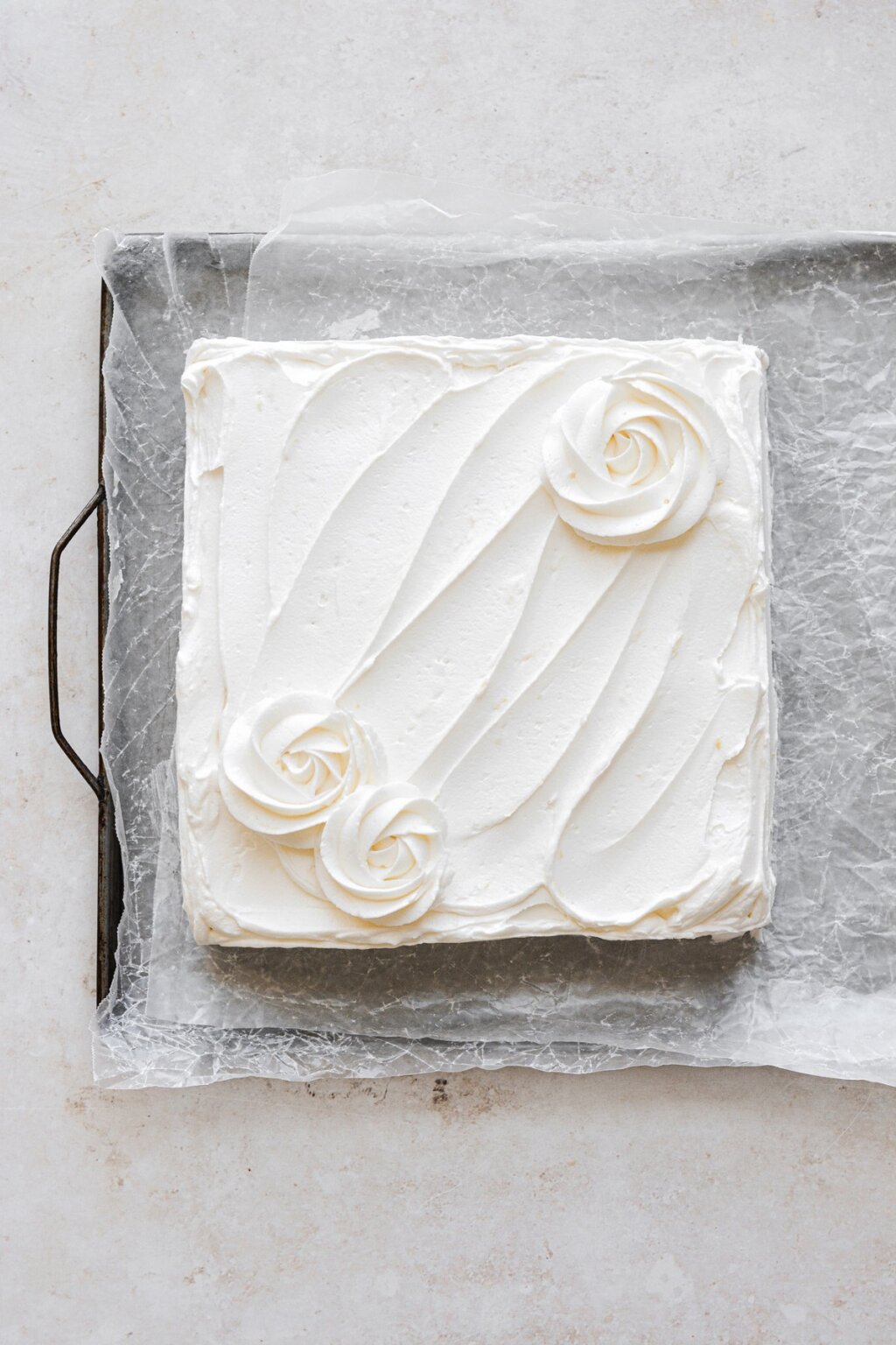 High Altitude Lemon Sheet Cake - Curly Girl Kitchen