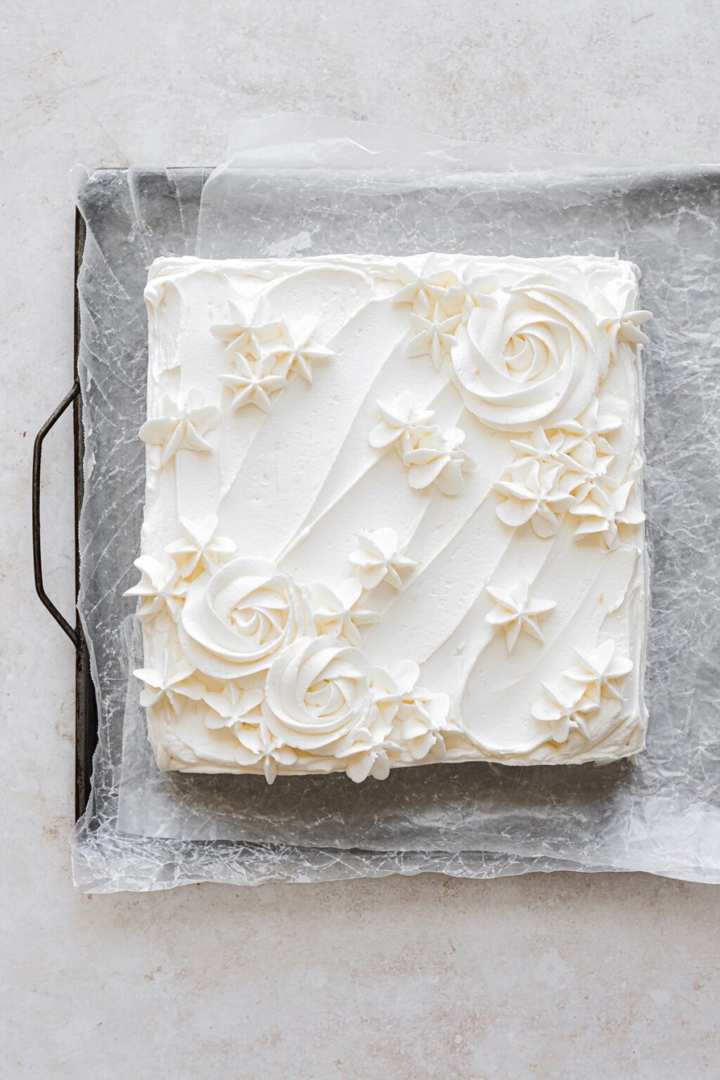 High Altitude Lemon Sheet Cake - Curly Girl Kitchen