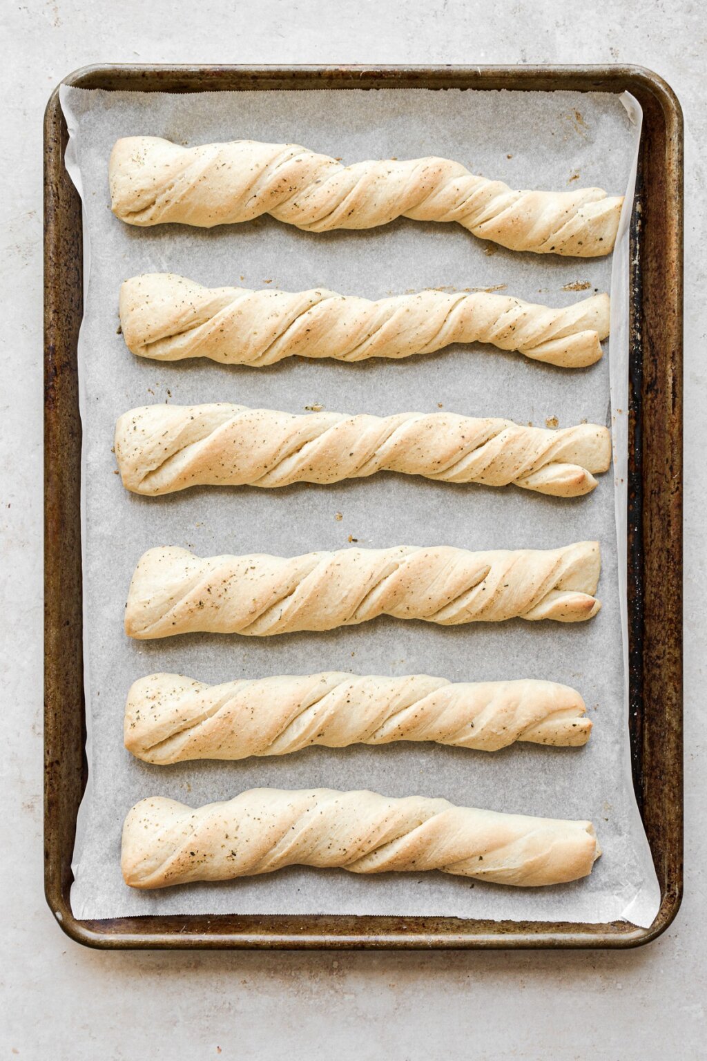 High Altitude Soft Garlic Bread Sticks - Curly Girl Kitchen