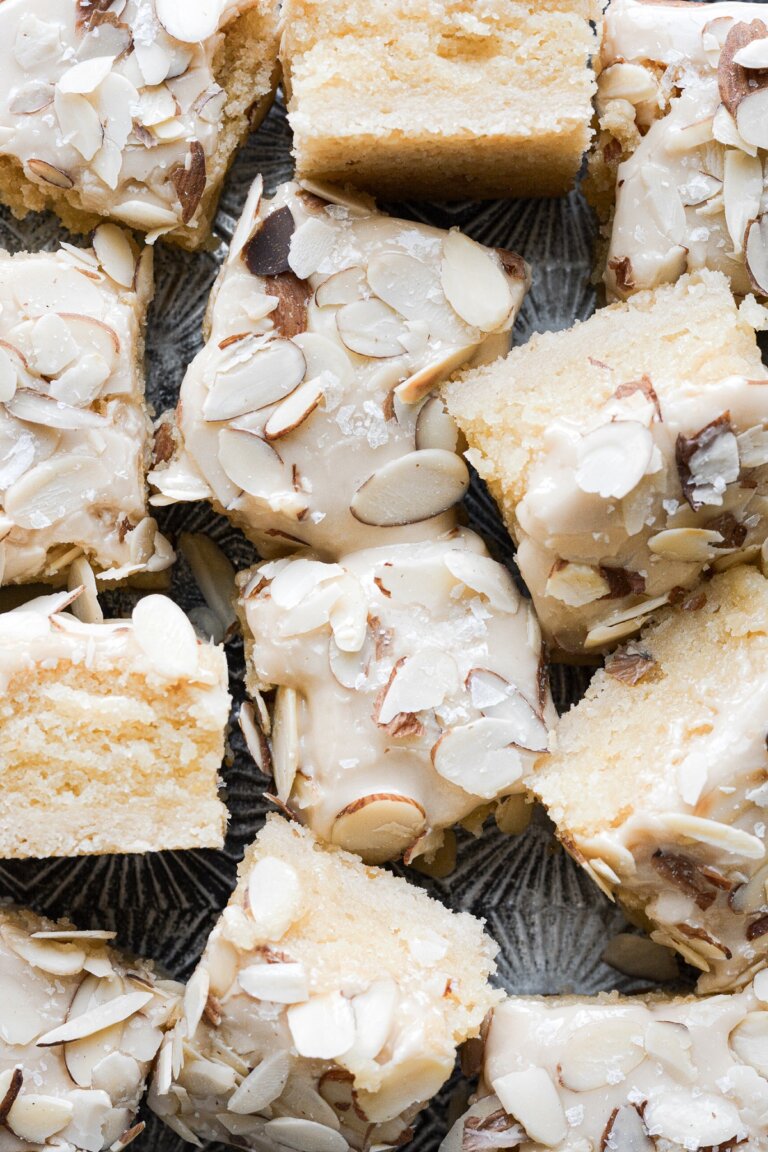 High Altitude Almond Amaretto Bars - Curly Girl Kitchen