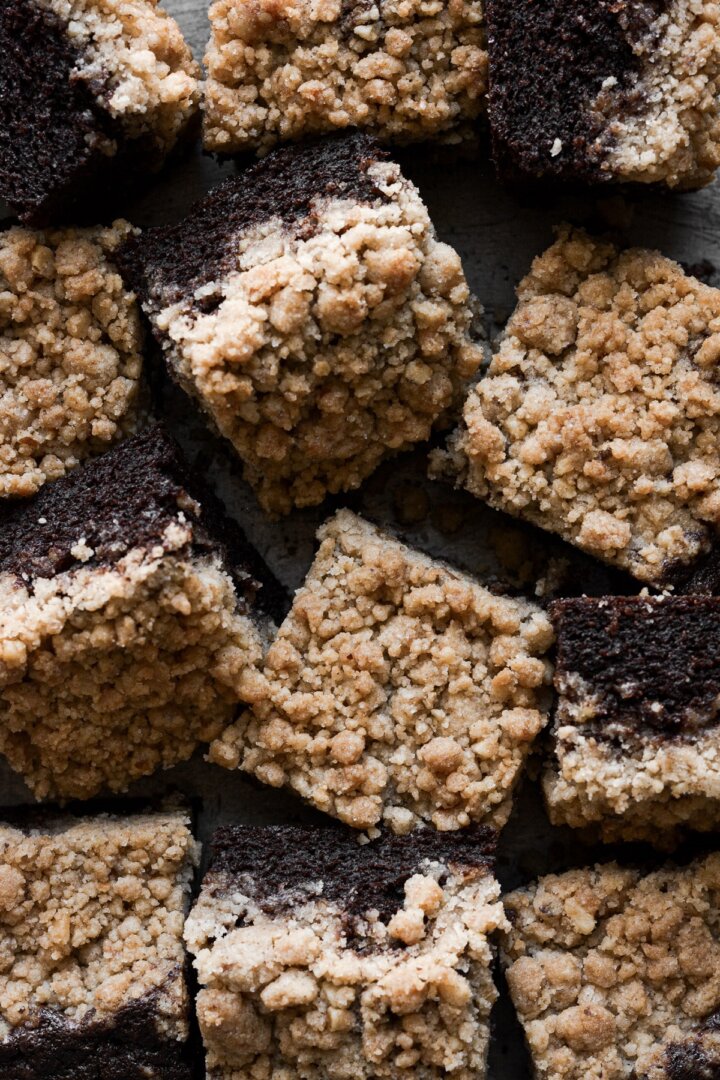 High Altitude Chocolate Crumb Cake - Curly Girl Kitchen