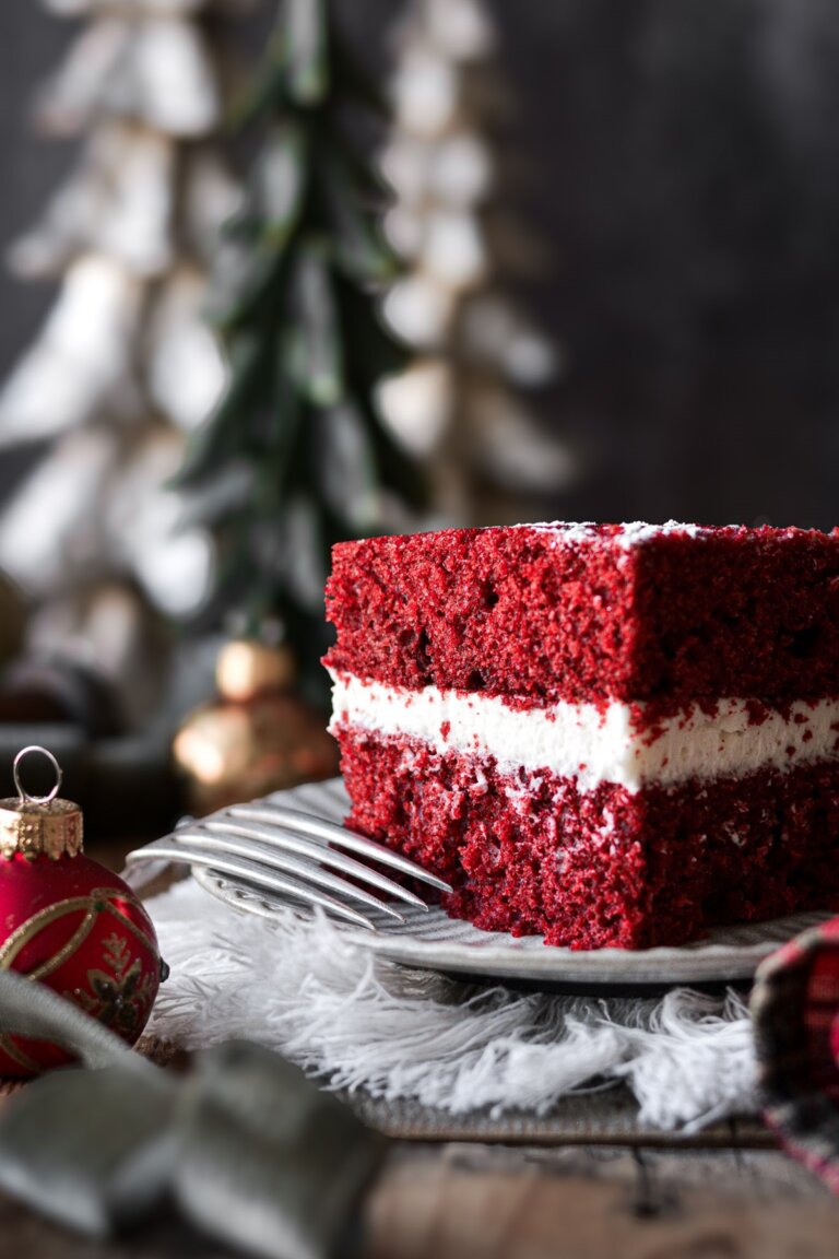 High Altitude Red Velvet Sheet Cake - Curly Girl Kitchen