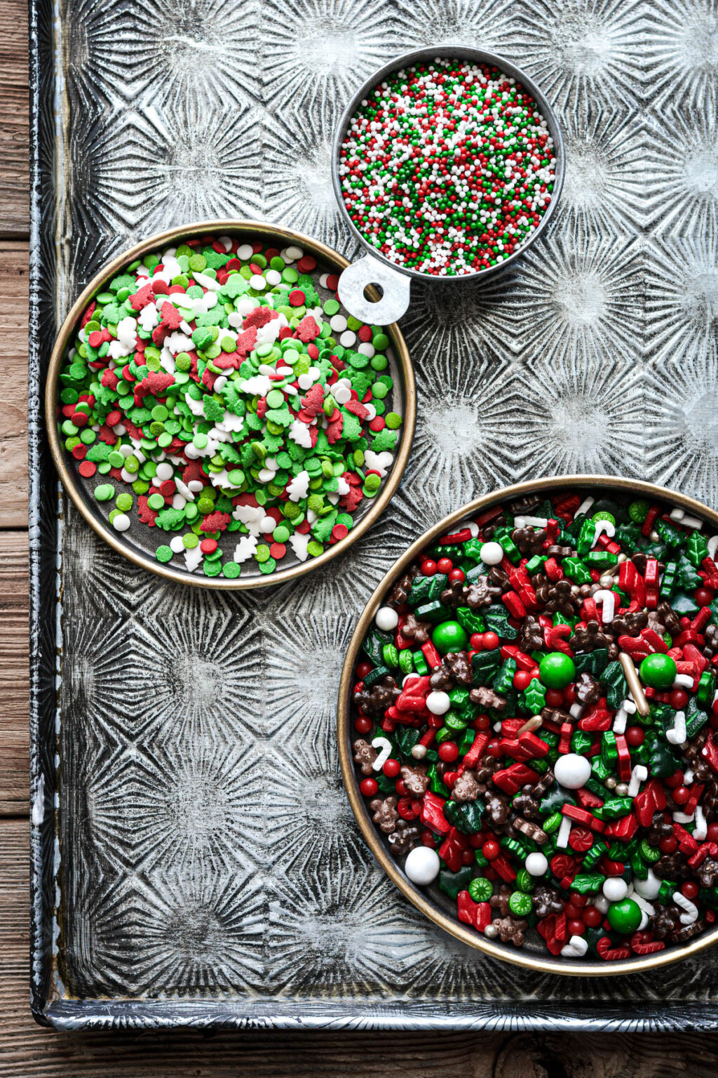 High Altitude Cardamom Orange Christmas Sprinkle Cake - Curly Girl Kitchen