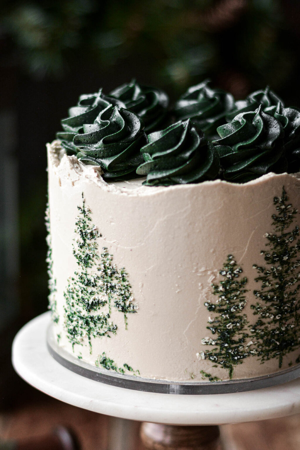 High Altitude Chocolate Maple Cake - Curly Girl Kitchen