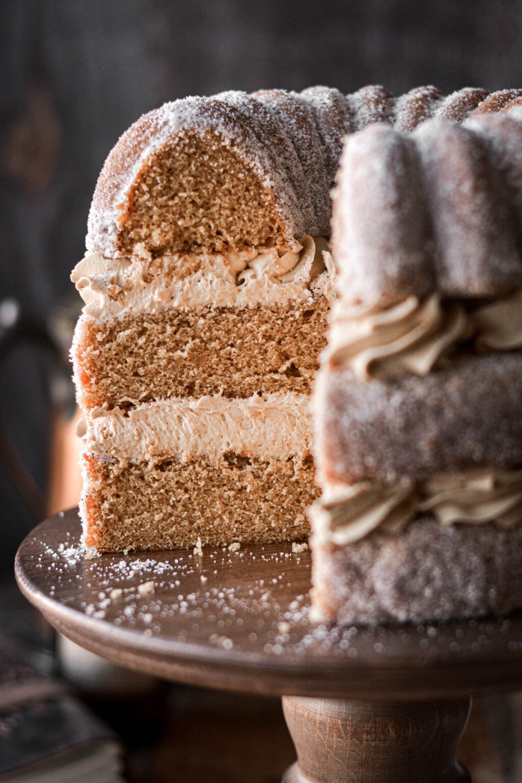 High Altitude Coffee Layer Cake - Curly Girl Kitchen