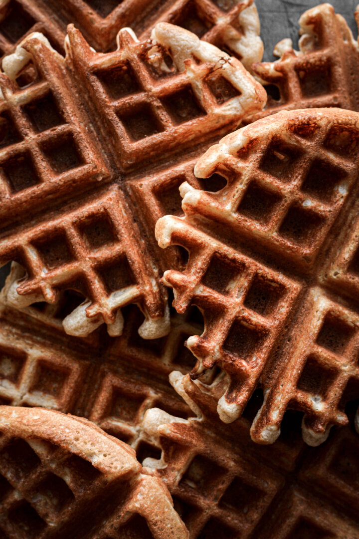 Fluffy and Crispy High Altitude Buttermilk Waffles - Curly Girl Kitchen