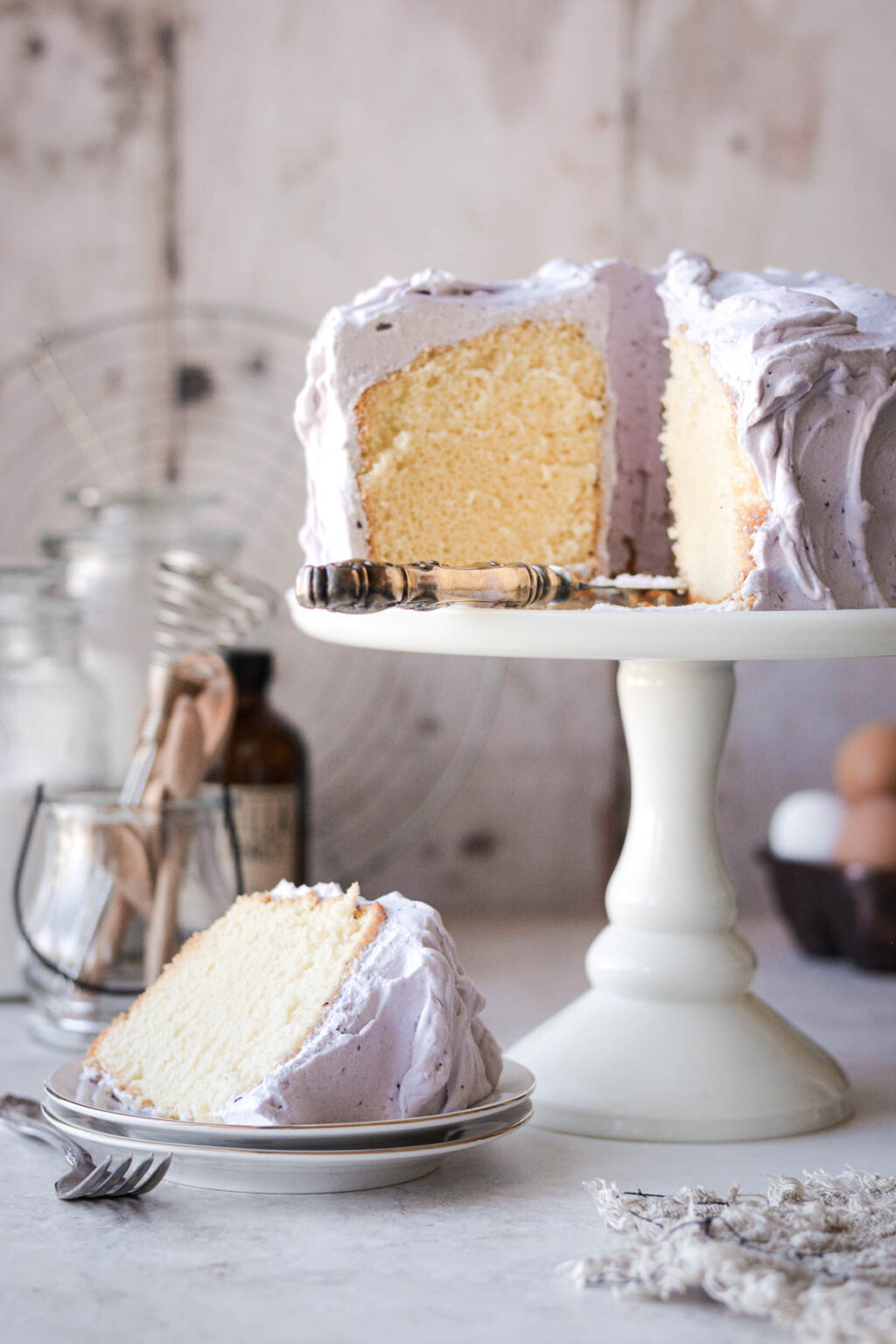 High Altitude Chiffon Cake - Curly Girl Kitchen