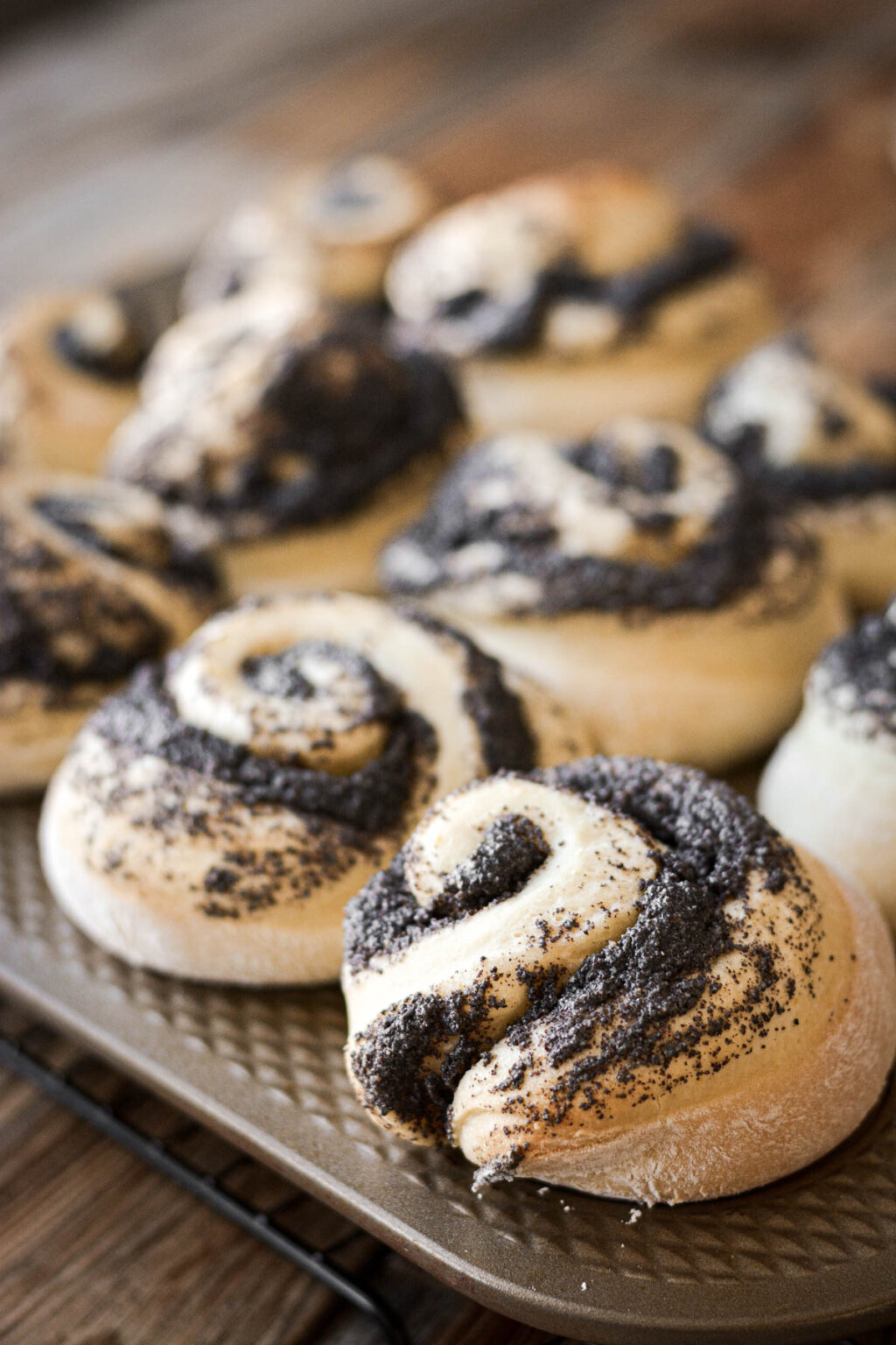 High Altitude Poppy Seed Breakfast Rolls - Curly Girl Kitchen