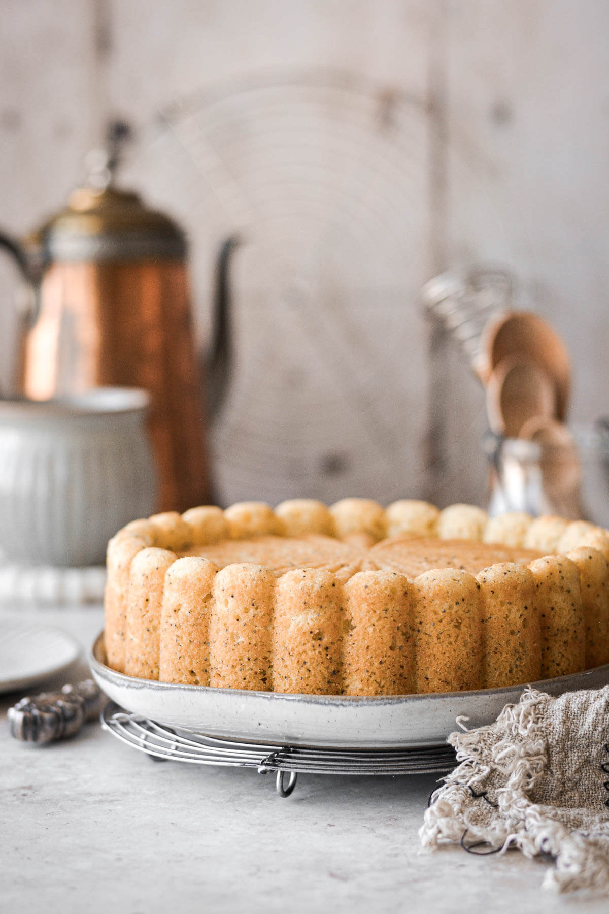 High Altitude Poppy Seed Irish Tea Cake - Curly Girl Kitchen