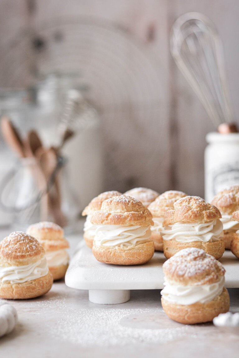 High Altitude Choux Pastry (for Cream Puffs and Eclairs) - Curly Girl ...