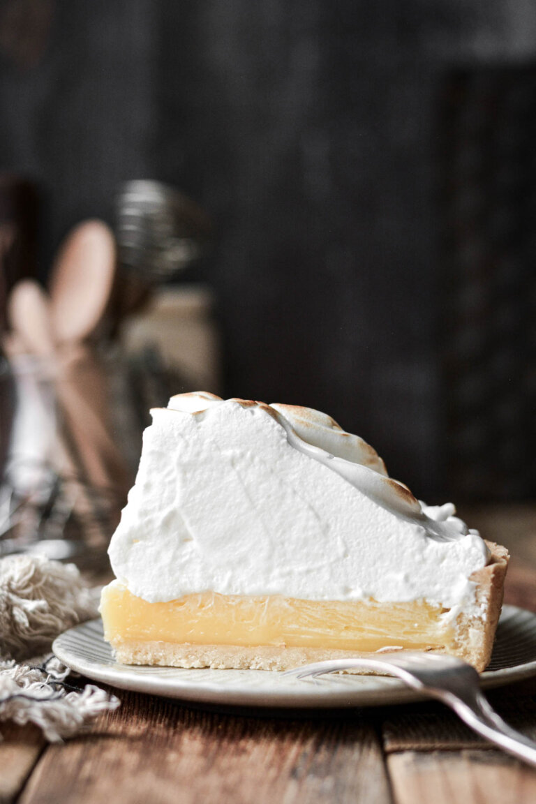 Mile High Lemon Meringue Pie - Curly Girl Kitchen