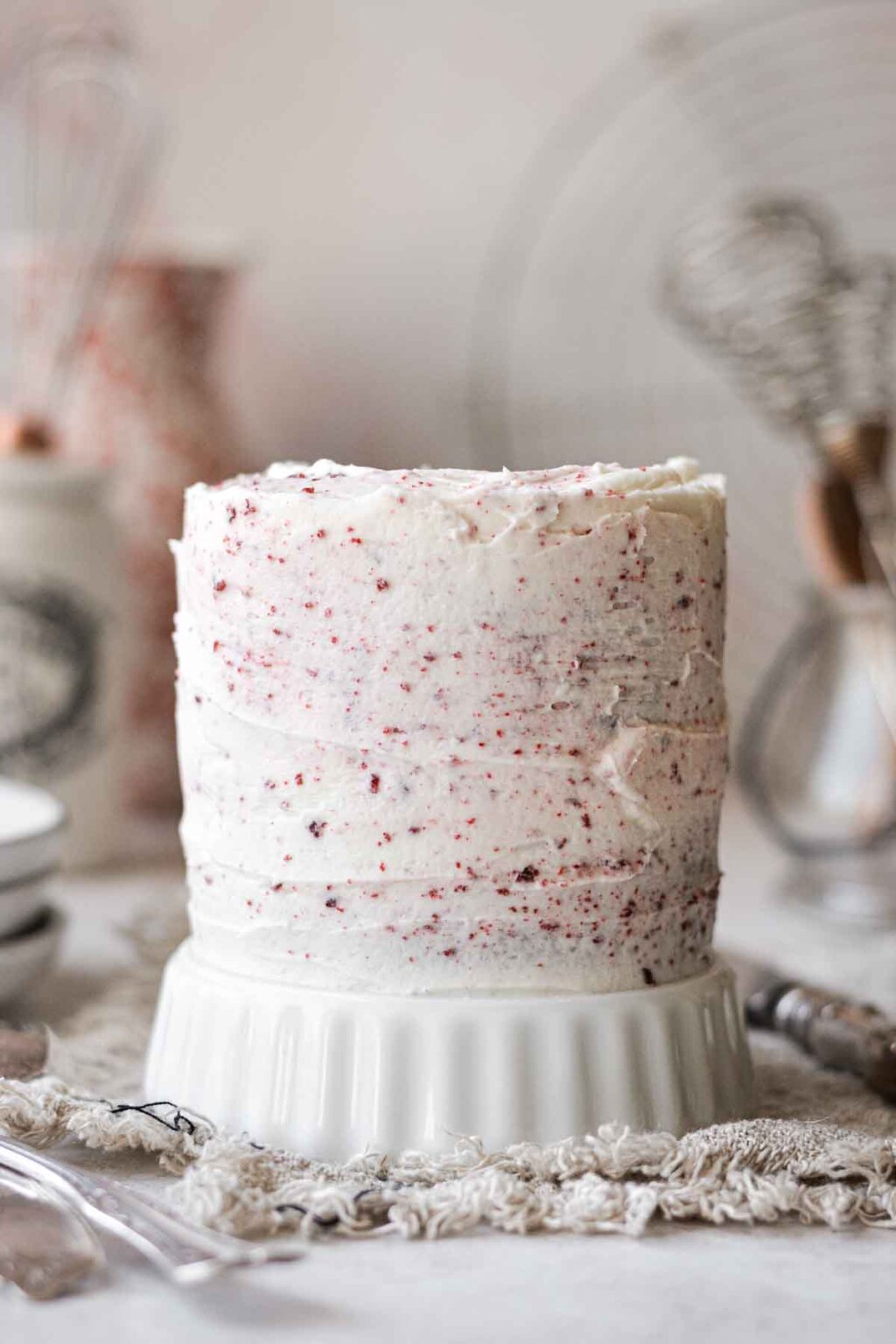 High Altitude Mini Red Velvet Cake - Curly Girl Kitchen