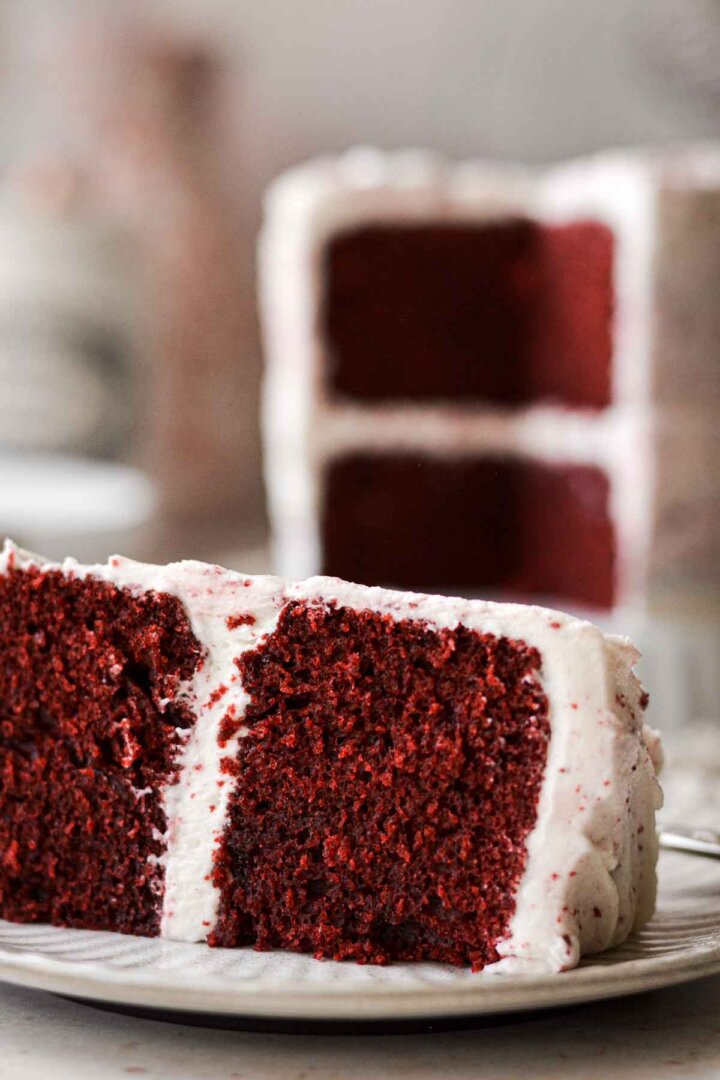 High Altitude Mini Red Velvet Cake - Curly Girl Kitchen