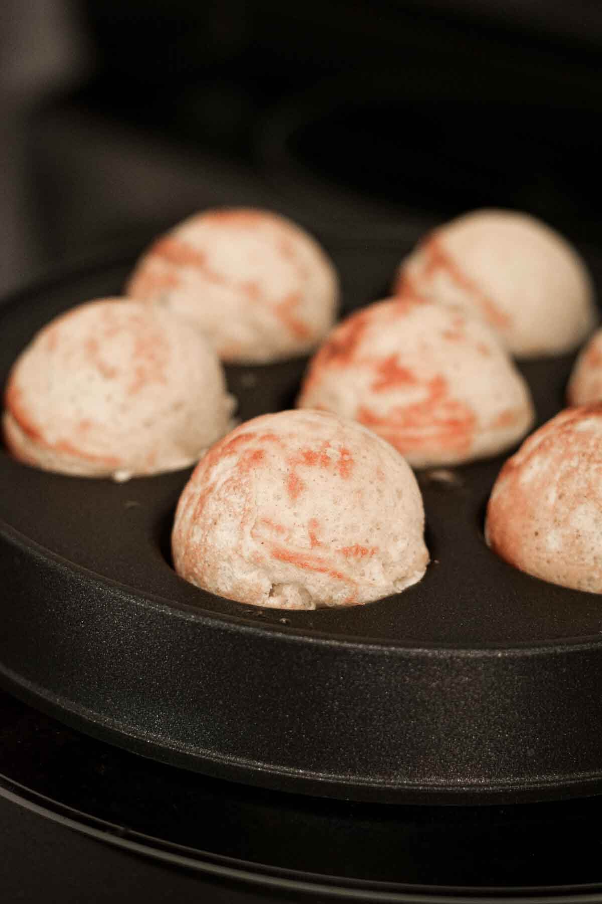 High Altitude Ebelskivers (Danish Pancake Balls) - Curly Girl Kitchen