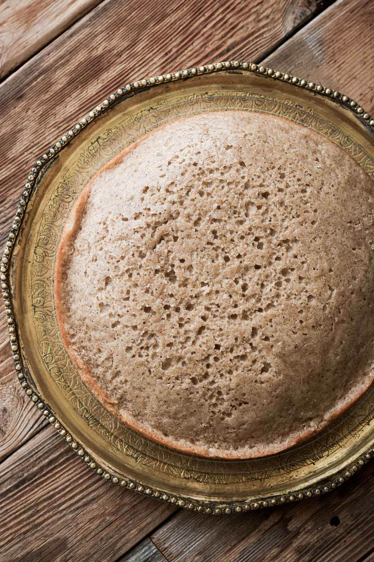 High Altitude Bavarian Cream Spice Cake - Curly Girl Kitchen