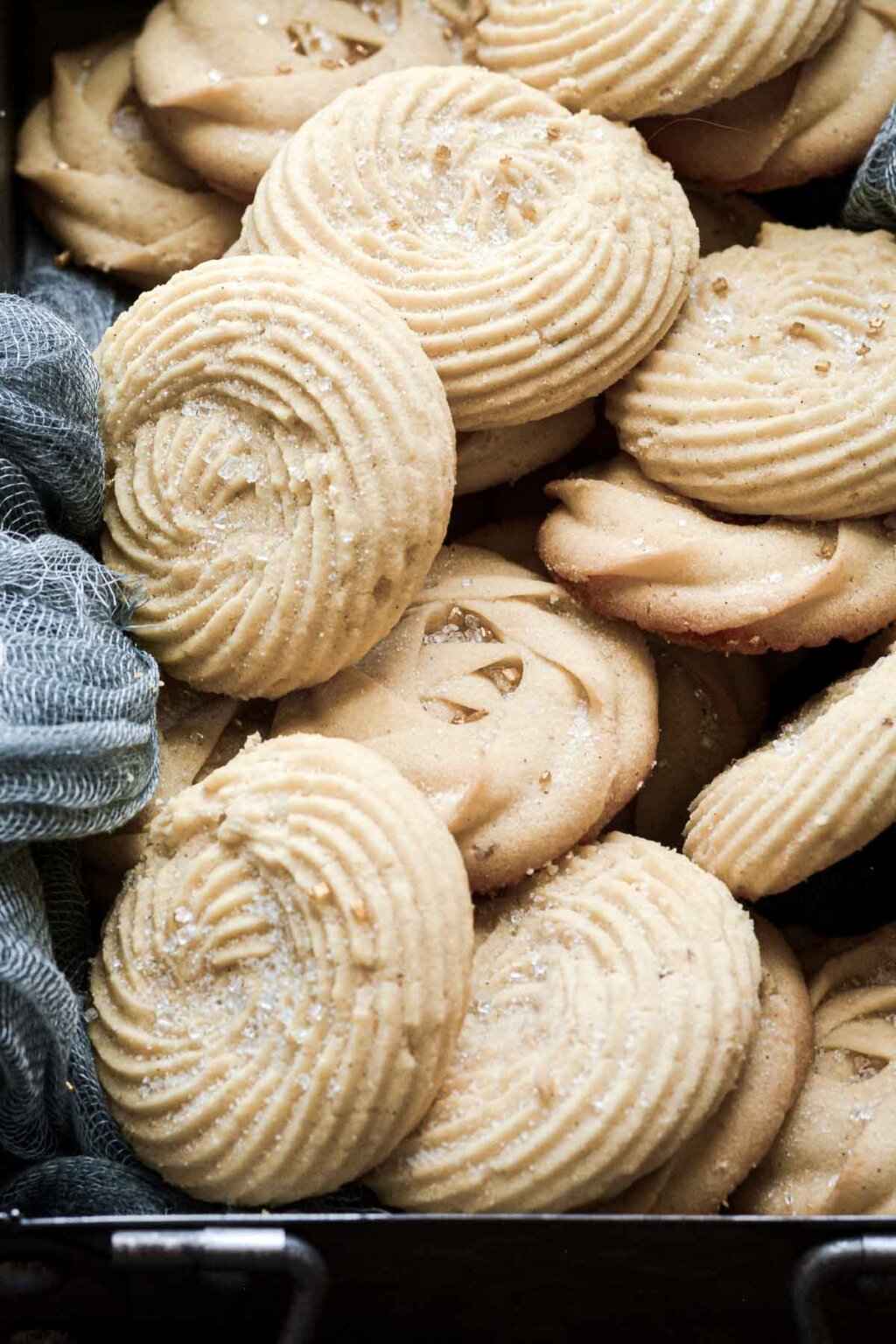 High Altitude Danish Butter Cookies - Curly Girl Kitchen