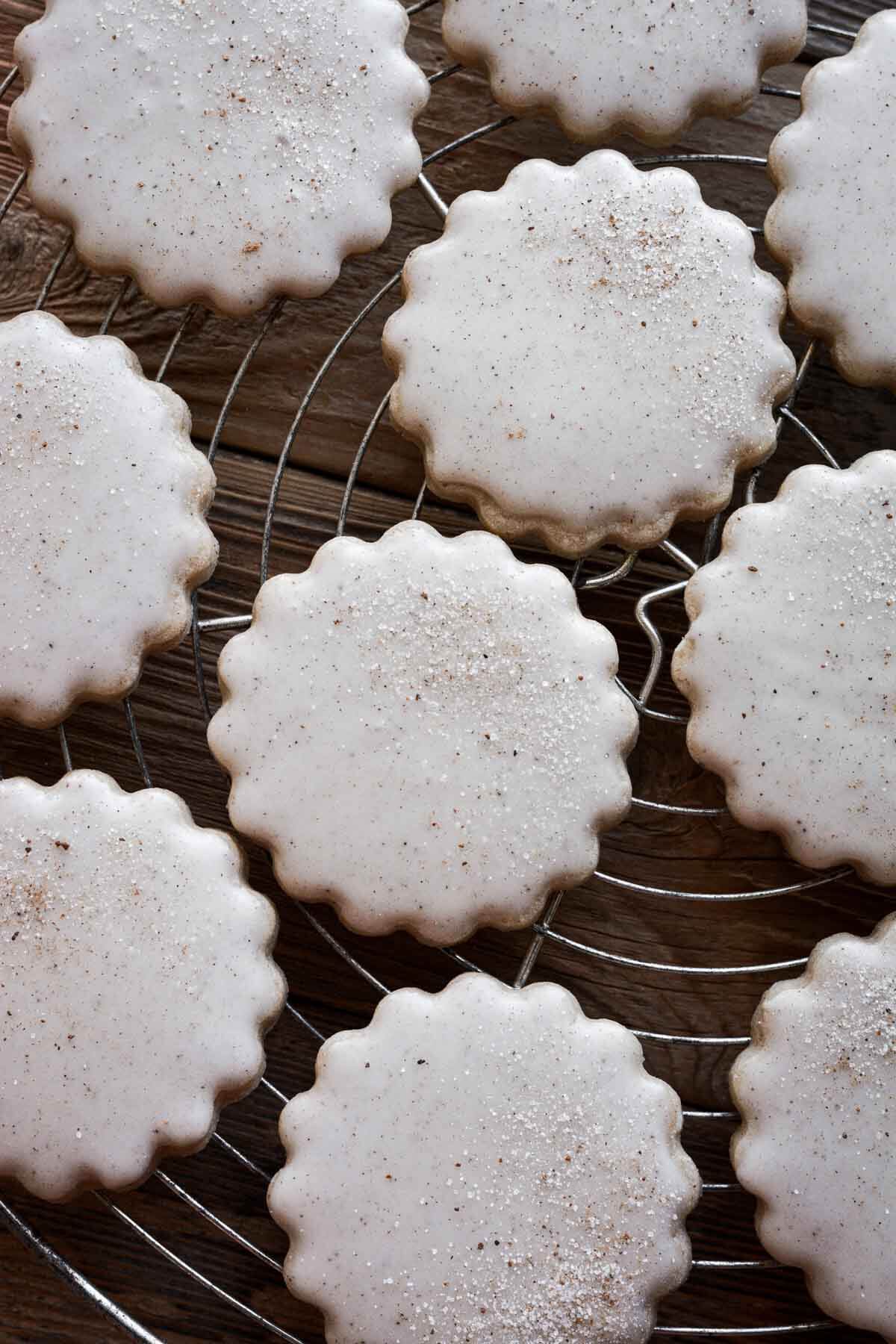 Iced Chai Spice Sugar Cookies - Curly Girl Kitchen